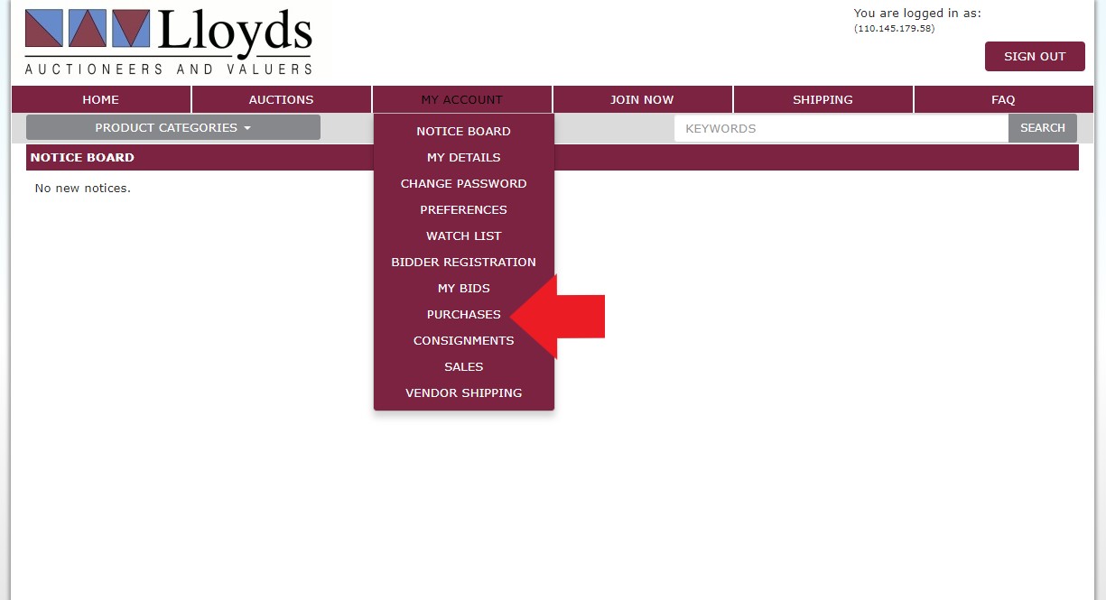 Where do I find my invoice? - Lloyds Auctions Australia – Auctioneers ...