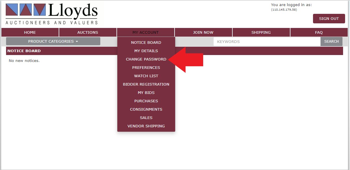 How do I reset my password? - Lloyds Auctions Australia – Auctioneers ...